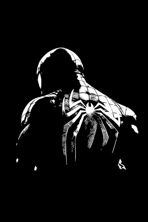 Spider Man Wallpaper Black And White