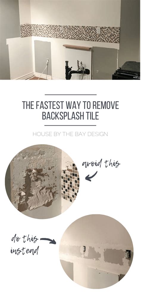 The Fastest Way To Remove Backsplash Tile House By The Bay Design Tile Backsplash Remove