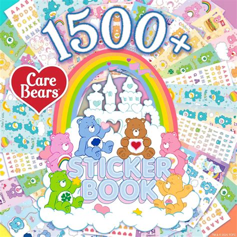 Care Bears Sticker Book 1500 Cute Stickers For Scrapbooks Planners