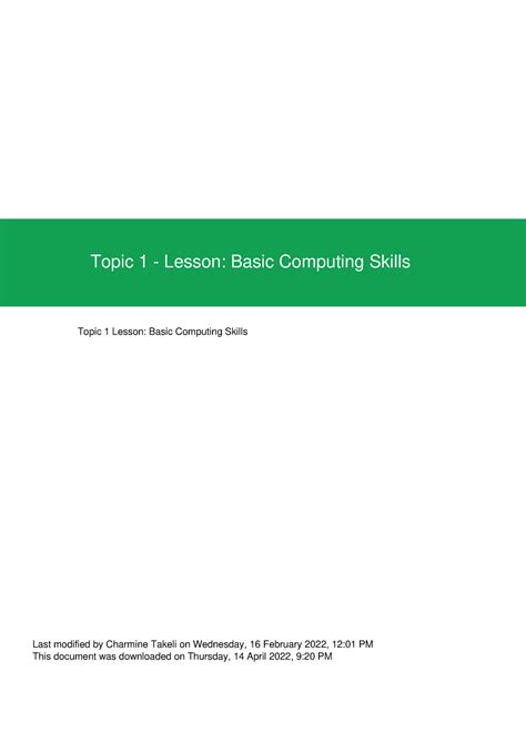 Export Topic 1 Lesson Basic Computing Skills 2022 04 14 2121 Topic 1 Lesson Basic