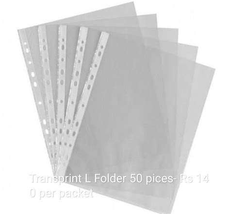 Plastic Transparent Document Folder For Office Paper Size A4 At 3 Piece In New Delhi