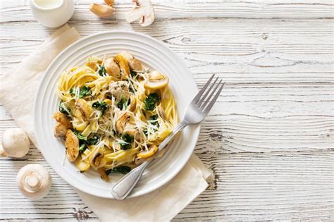 Receta Así Se Prepara Una Sabrosa Pasta Con Pollo Y Champiñones El