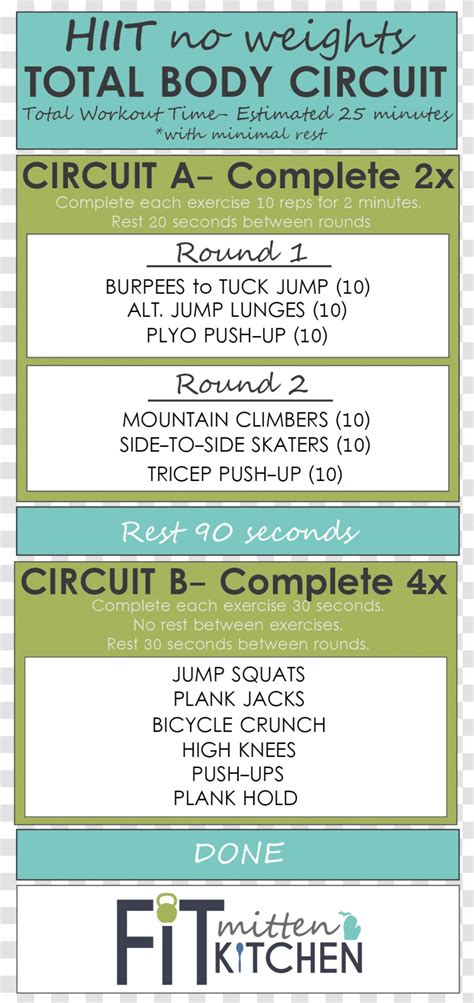 Best Circuit Training Routines Weight Loss Circuit Diagram