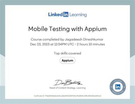Mobile Testing With Appium Key Take Aways From This Course Locator