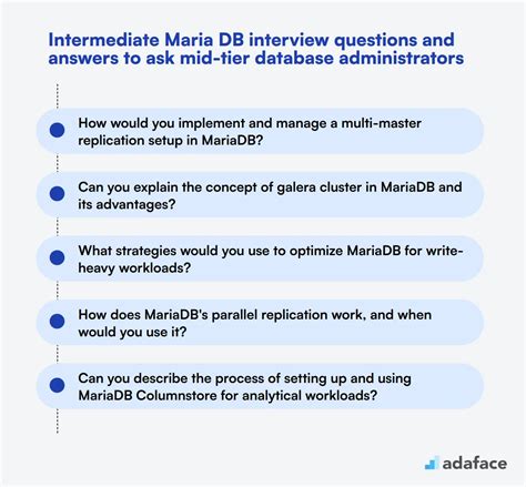 68 Mariadb Interview Questions Adaface