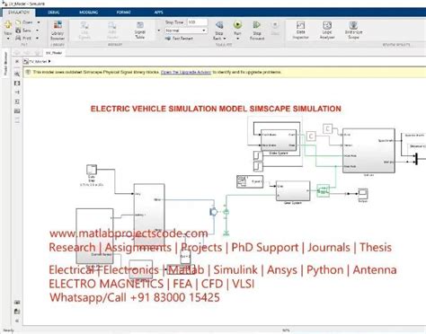 Electric Vehicle Matlab Simulation Assignments