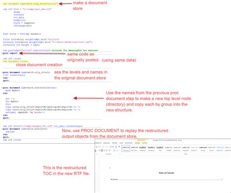 Suppress Node In Toc Created From Proc Report When Using A By Statemen Sas Support Communities