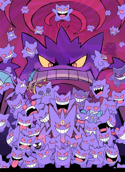 Pauldrawsart Boo Mario Crobat Ditto Gastly Gengar Gigantamax Gengar Haunter Hilary