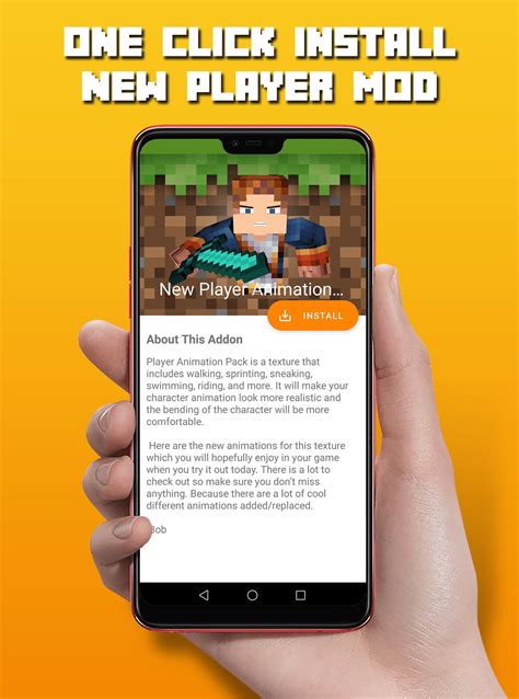 Player Animations Mod For Mcpe Apk For Android Download