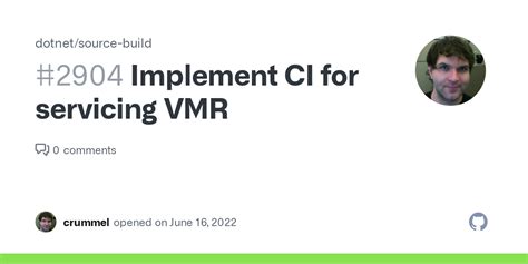 Implement CI For Servicing VMR Issue 2904 Dotnet Source Build GitHub