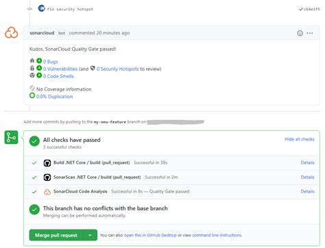 Github Highbytesonarscan Dotnet Github Action Sonarcloudsonarqube