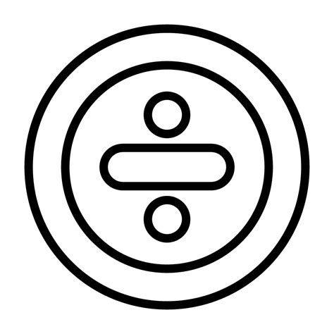 Division Vector Icon 26330480 Vector Art At Vecteezy