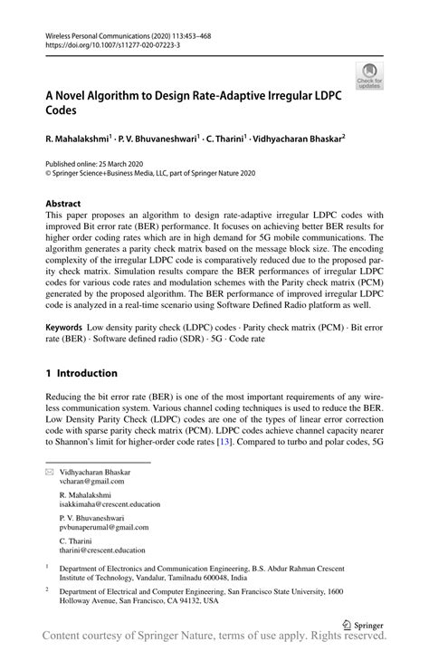 A Novel Algorithm To Design Rate Adaptive Irregular Ldpc Codes