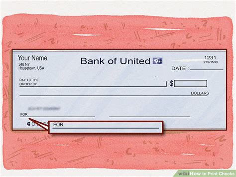 How To Print Checks Steps With Pictures WikiHow