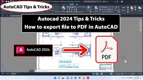 AutoCAD 2024 Tips Tricks Ep 14 How To Export File To PDF In AutoCAD YouTube