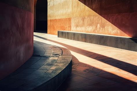 Premium Photo The Shadow Of The Windows In The Room Creates Depth