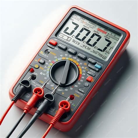 premium photo digital multimeter front view generative ai