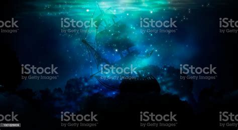 물 속에서 가벼운 그림 짙은 녹색 물 해수의 깊이 바다의 바닥 물을 통해 태양의 광선 수중 세계 어두운 바다 배경 3d 렌더 0명에 대한 스톡 사진 및 기타 이미지 Istock