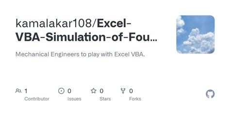 Github Kamalakar108excel Vba Simulation Of Four Bar And