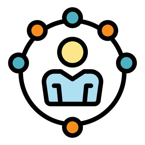 Event Manager Icon Color Outline Vector Vector Art At Vecteezy