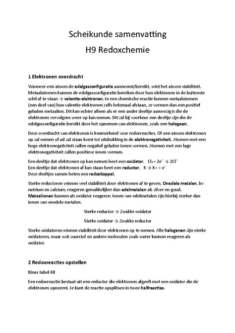 Scheikunde Hoofdstuk 2 Chemische Bindingen Scheikunde Hoofdstuk 2 Chemische Bindingen 2