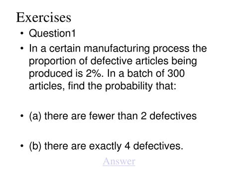 Ppt Poisson Approximation To A Binomial Distribution Powerpoint Presentation Id 517060