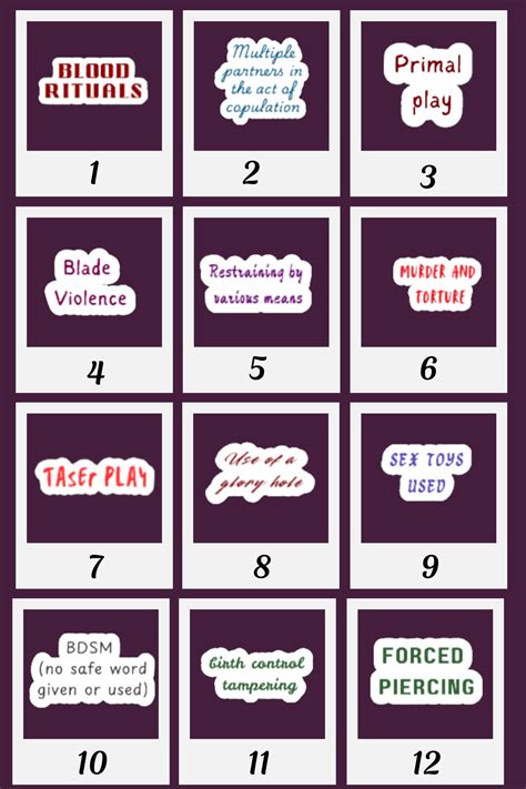 Triggercontent Warning Stickers Passionbox