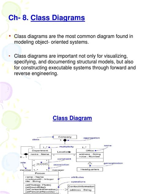 Ch 6 Class Diagrams Pdf Class Computer Programming Conceptual Model