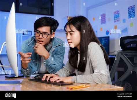 Programmer And Developer Teamwork Working In A Software Development And