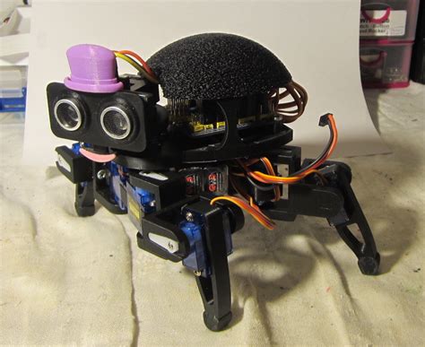 Arduino Controlled 2 Joint 8 Servo 4 Legged Walking Robot Remix By