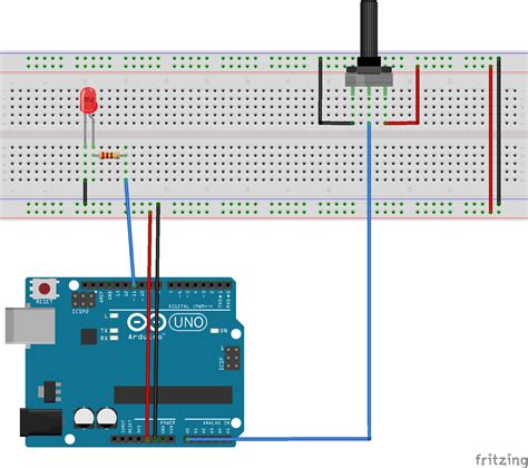 Mengatur Kecerahan Led Dengan Potensiometer Di Arduino Uno Ferdi Prastio