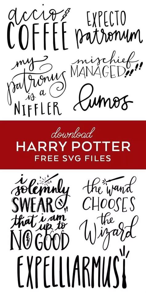 Harry Potter Svg Files Artofit