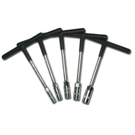 X Tech Mini T Handle T Bar Socket 5 Piece Tool Set 8 10 12 13 14 Mm