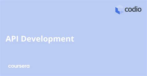 api development coursera