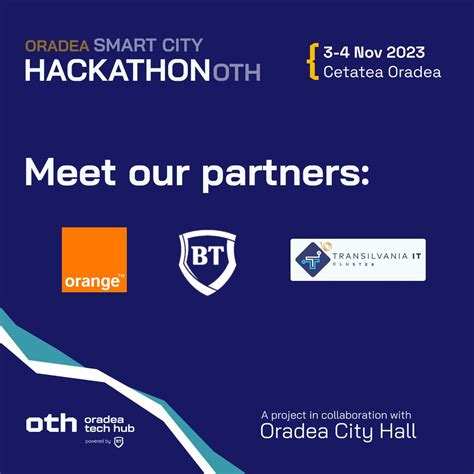oradea tech hub on linkedin oth smart city hackathon is here today