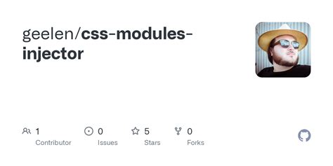 Github Geelen Css Modules Injector