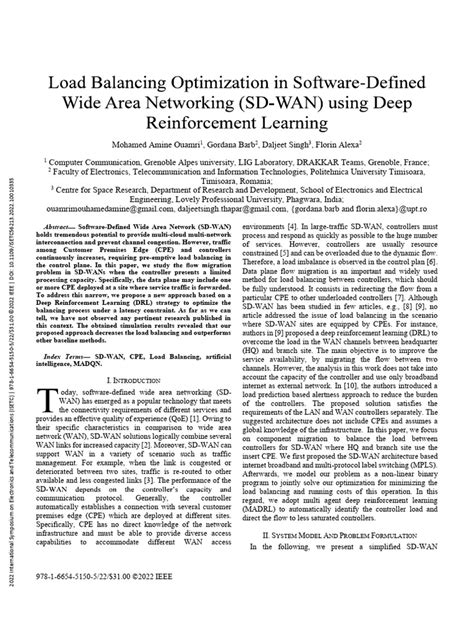 Loadbalancingoptimizationinsoftware Definedwideareanetworkingsd
