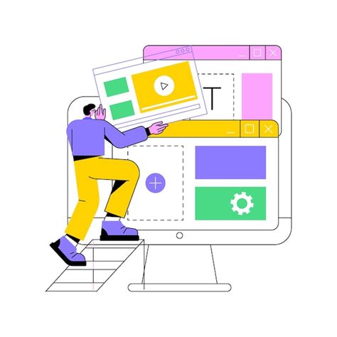 Premium Vector Wireframe Abstract Concept Vector Illustration