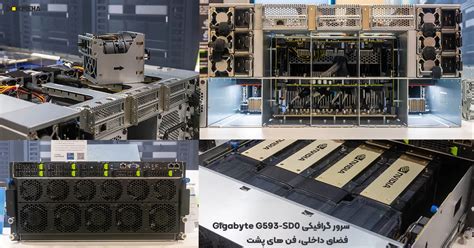 سرور گرافیکی گیگابایت Gigabyte G593 Sd0 5u Dp H100 8 Gpu دکمه ها