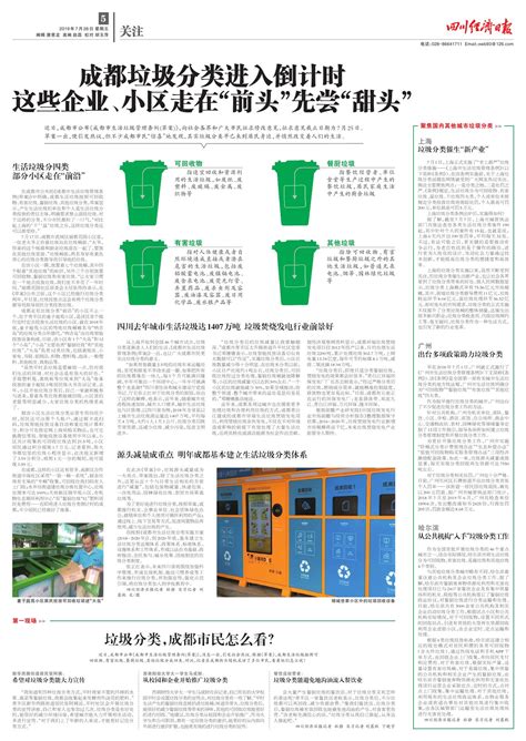 垃圾分类，成都市民怎么看？ 四川经济日报
