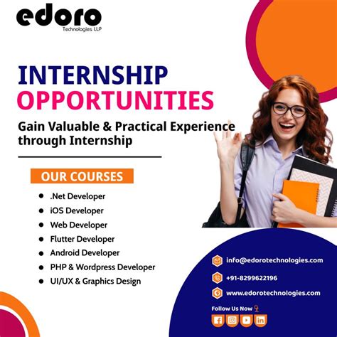 edoro technologies llp on linkedin 🌟 internship opportunities at edoro technologies llp 🌟 🚀