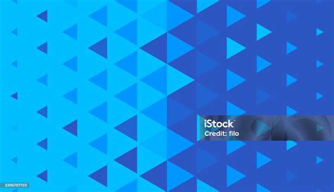 Seamless Transition Gradient Triangle Shape Textured Background Stock