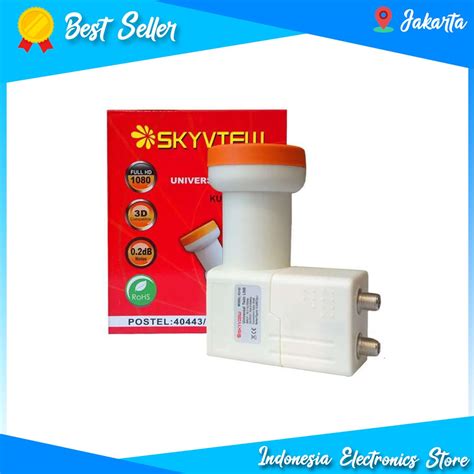 Jual Lnb Dual Out Output 2 Receiver Skyview Parabola Ku Band Bergaransi Ies Shopee Indonesia
