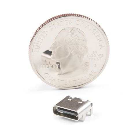 Female USB Type C Connector Opencircuit