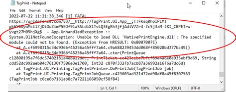 Reading The Manual Crash Log Tagprint Pro Hellermanntyton