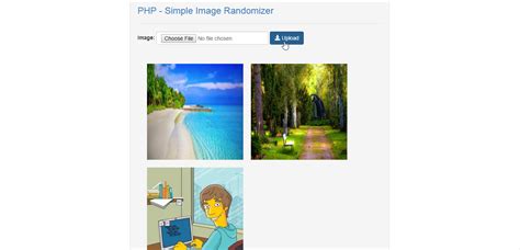 Php Simple Image Randomizer Sourcecodester