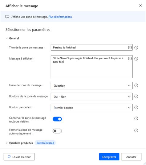 Référence Des Actions Des Boîtes De Messages Power Automate Microsoft Learn