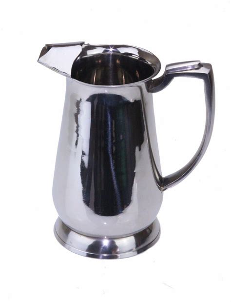 Stainless Steel Jug Water Pitcher Mirror Finish Water Jug Serving Juice Jug