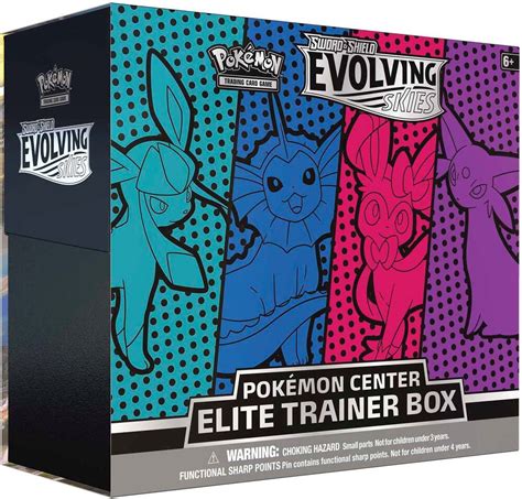 Evolving Skies Pokemon Center Etb Vaporeonglaceonsylveonespeon