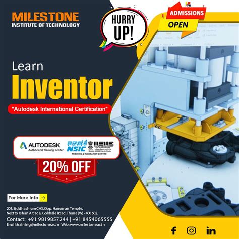 Milestone Institute Of Technology On Linkedin Inventor Courses Offer Individuals The
